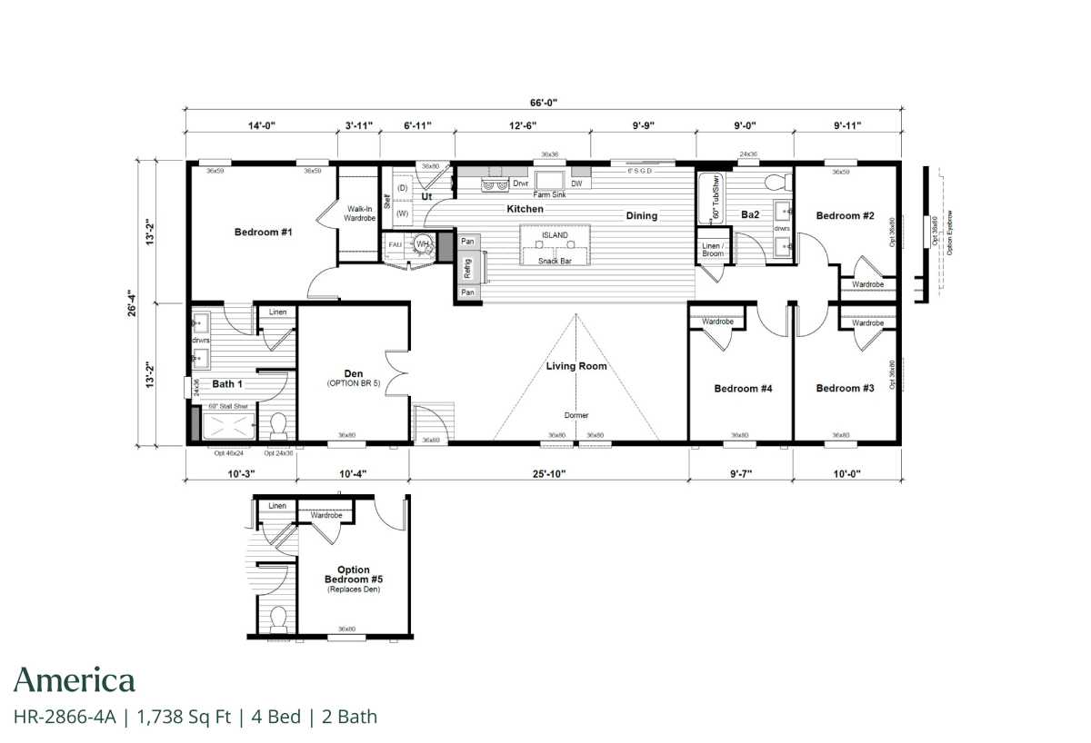 Harmony Series America HR-2866-4A from